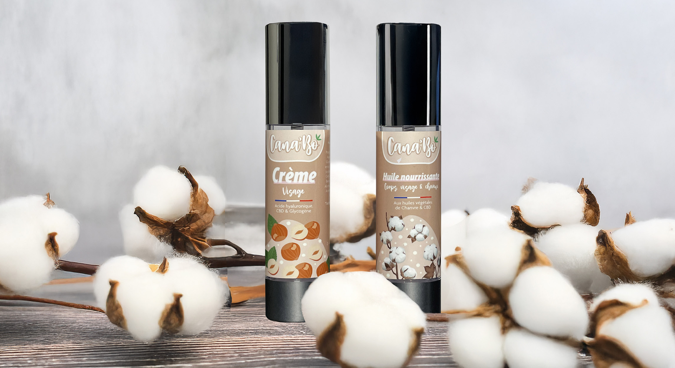 Nos nouveaux packaging pour la crème et l'huile nourrissante